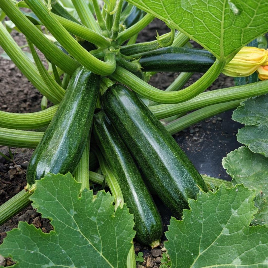 25 Dunja Zucchini Squash Seeds, Early Compact Zucchini for Home Gardens ...