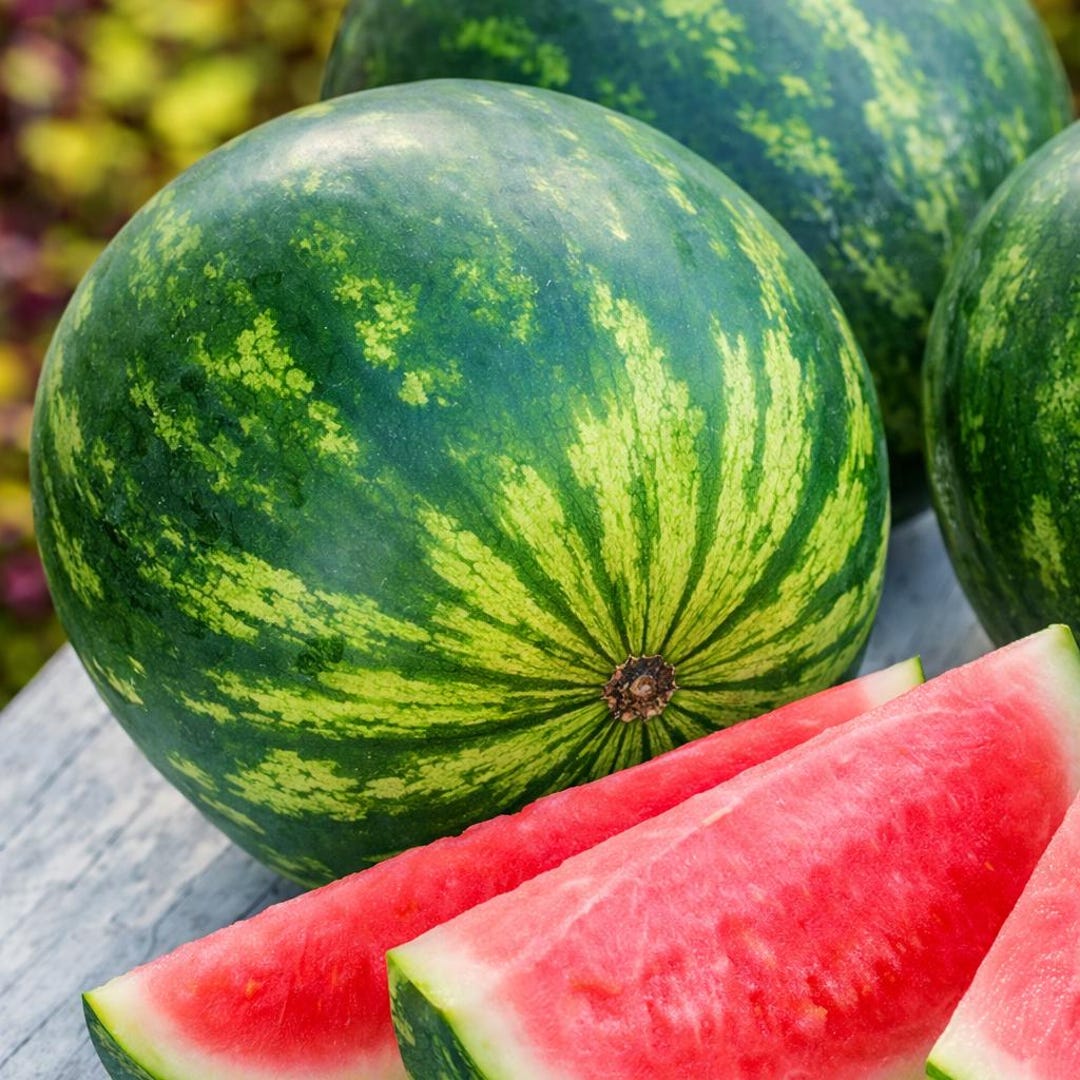 50 Piccolo Hybrid Seedless Watermelon Seeds, Mini Watermelon Seeds for ...