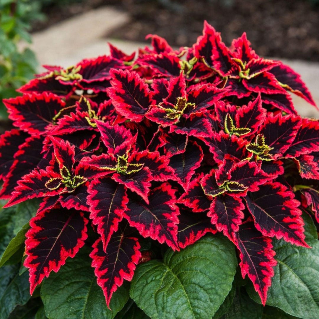 25 Kong Red Coleus Seeds, Large Leaf Shade Plant - Etsy
