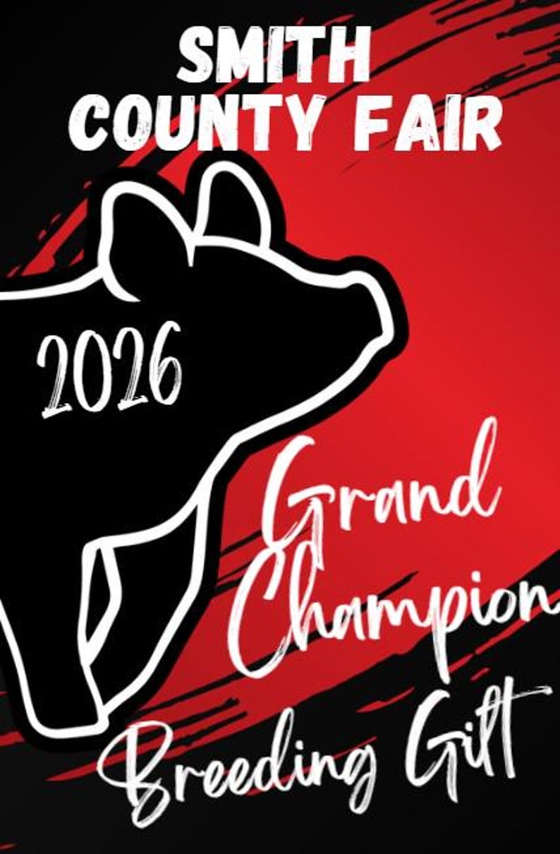 County Fair Livestock & Animal Banners - Editable Canva Template (3' X ...