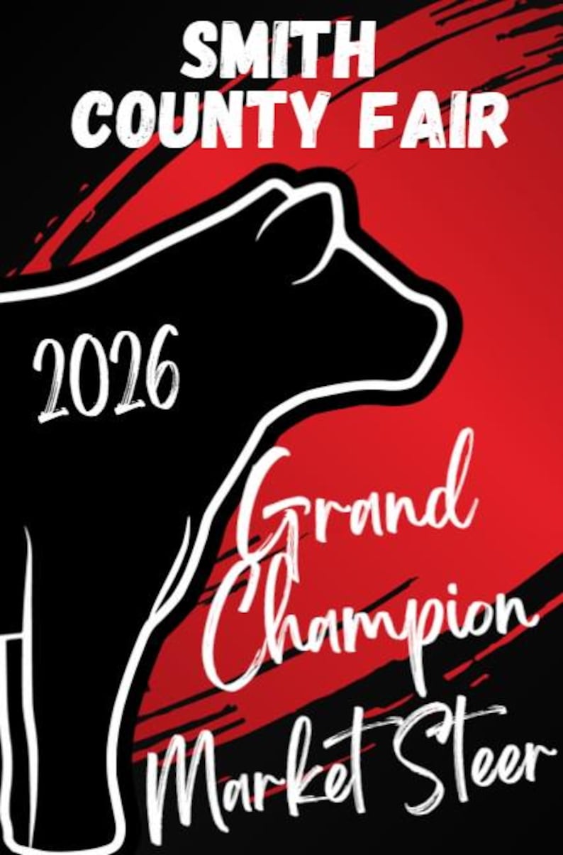 County Fair Livestock & Animal Banners - Editable Canva Template (3' X ...