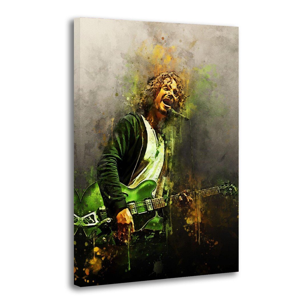 Chris Cornell Audioslave Canvas Wall Art Poster Picture Print Living ...