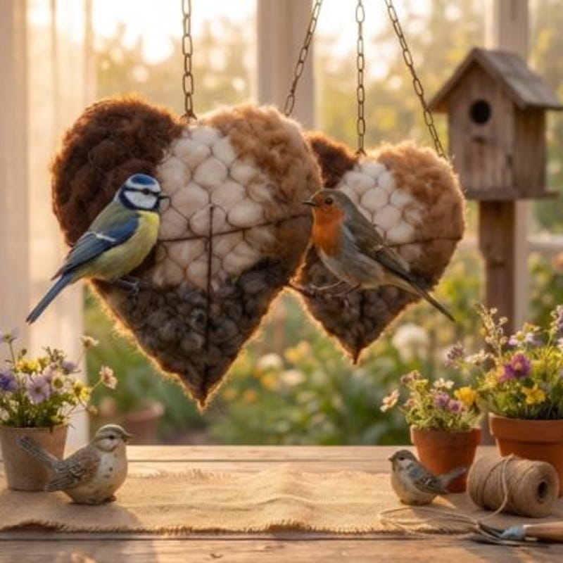 Alpaca Heart Bird - Etsy