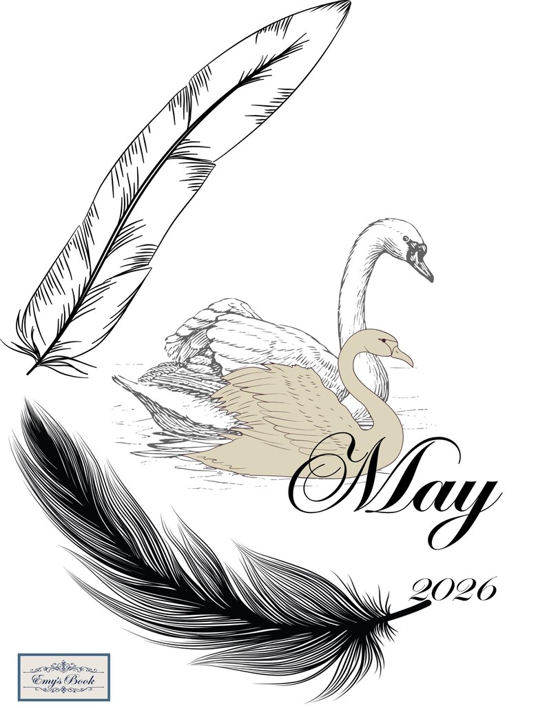 Vintage Journal 2026 Printable PDF | EN Planner | 85 Pages | Book ...