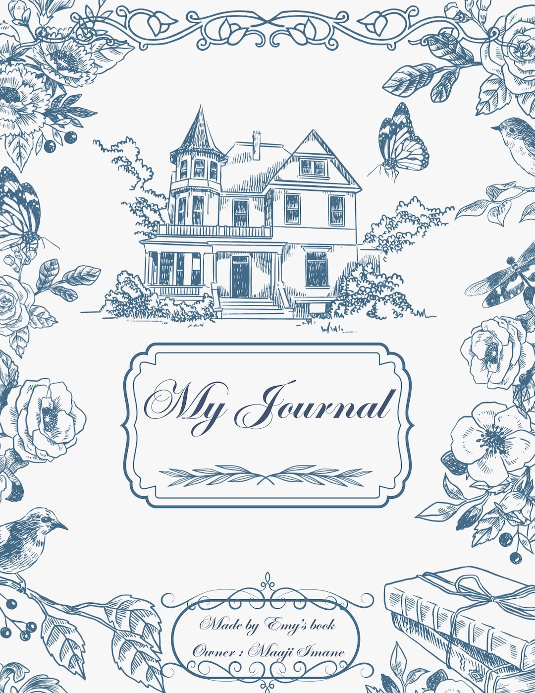 Vintage Journal 2026 Printable PDF | EN Planner | 85 Pages | Book ...