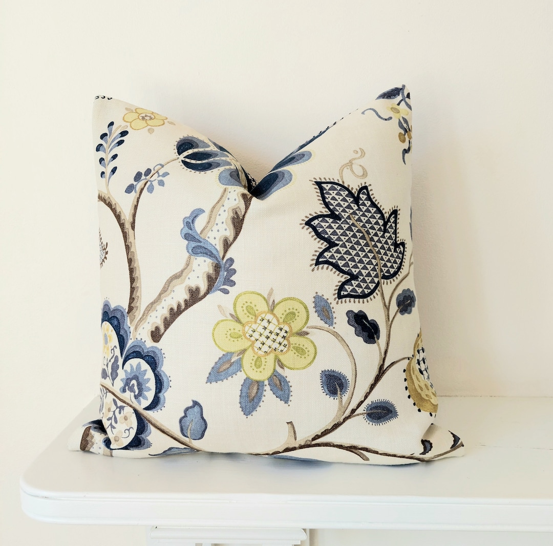Sanderson Roslyn Pillow, Tree of Life, English Floral - Etsy