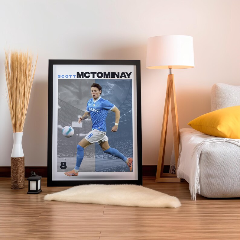 Scott Mctominay Soccer Poster, Football Fan Gift (digital Download A3 ...