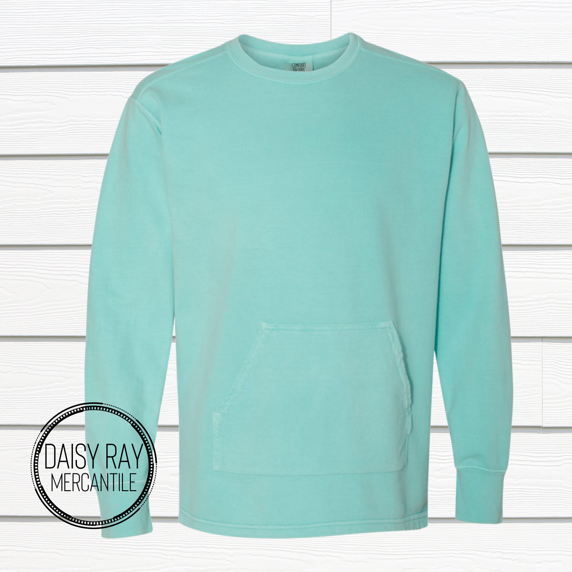 Comfort Colors Sweatshirt Front Pocket Sweatshirt | Etsy