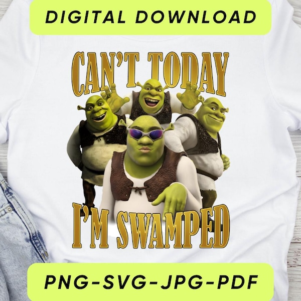 Funny Shrek Tshirts - Etsy UK