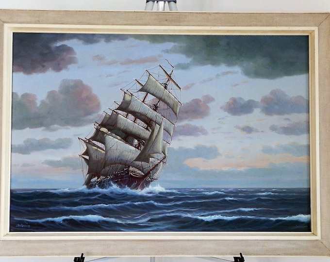 Original Vintage Oil Painting. by J. Winfried, American, 20TH C ...