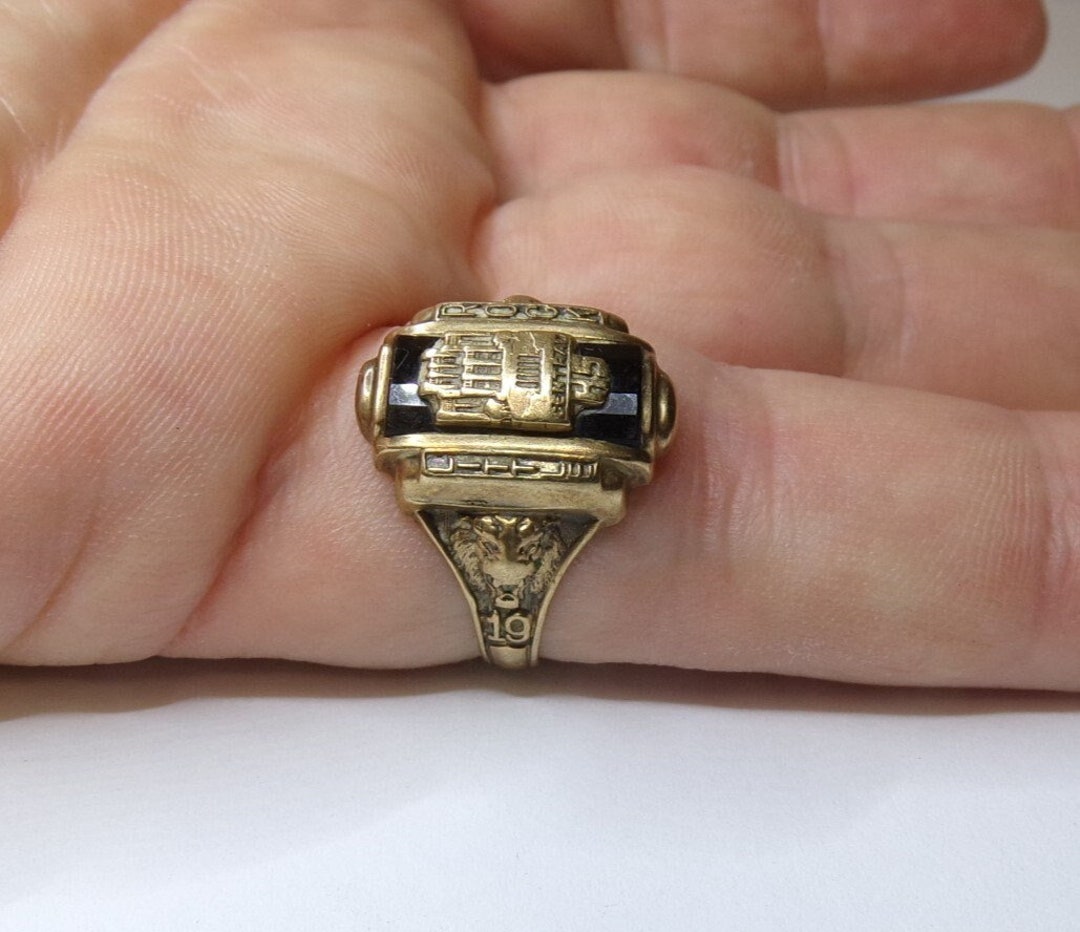 10k Gold Class Ring, 1959, Little Rock Central High School. Tiger ...