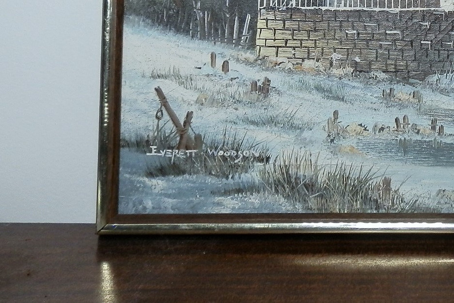 Everett Woodson Original Oil Painting on Canvass. 16 X - Etsy