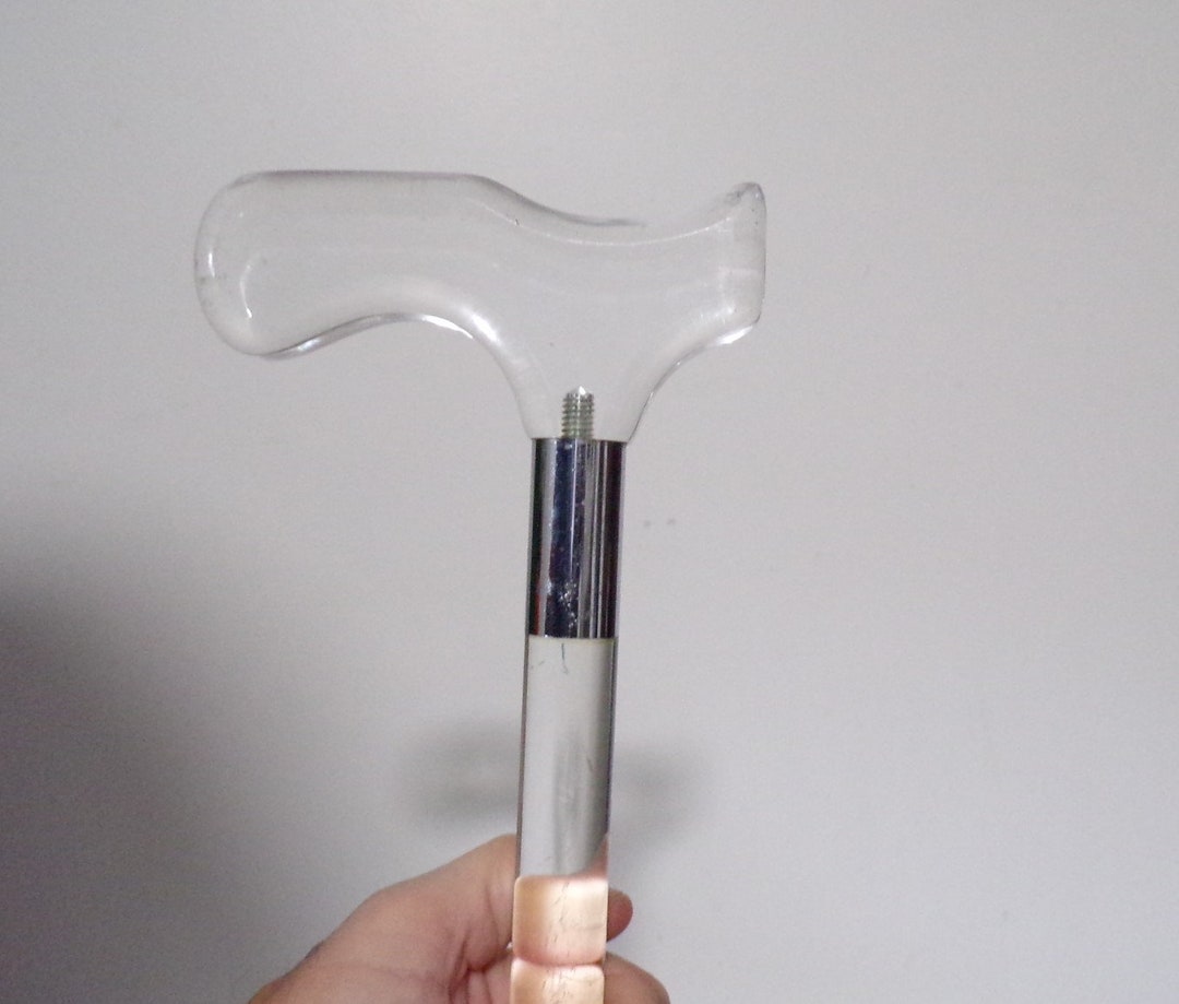 Transparent Lucite Walking Cane Walking Stick Estate Piece. - Etsy