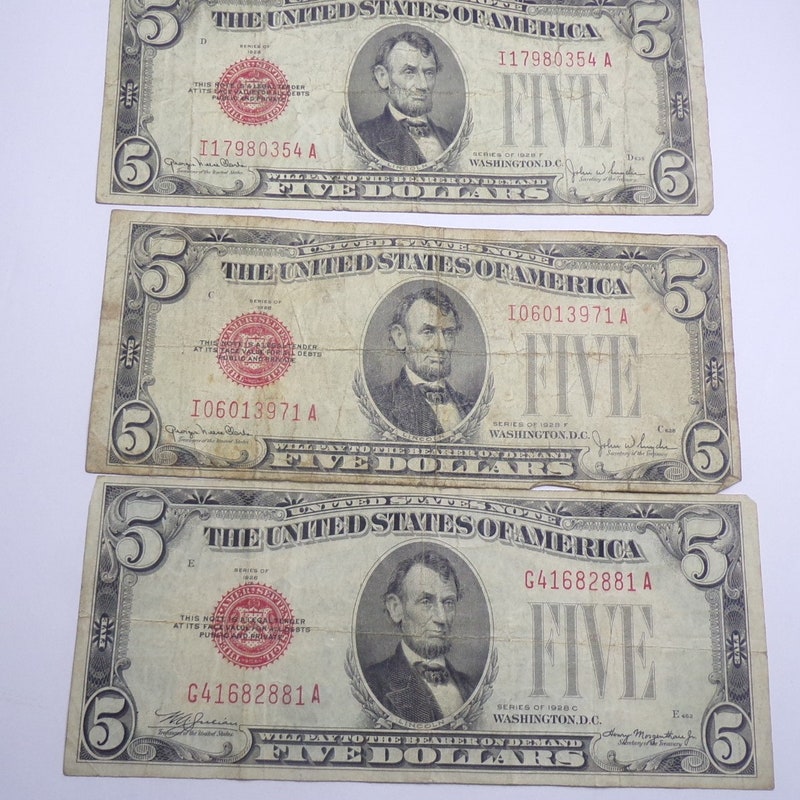 Red Seal Money - Etsy