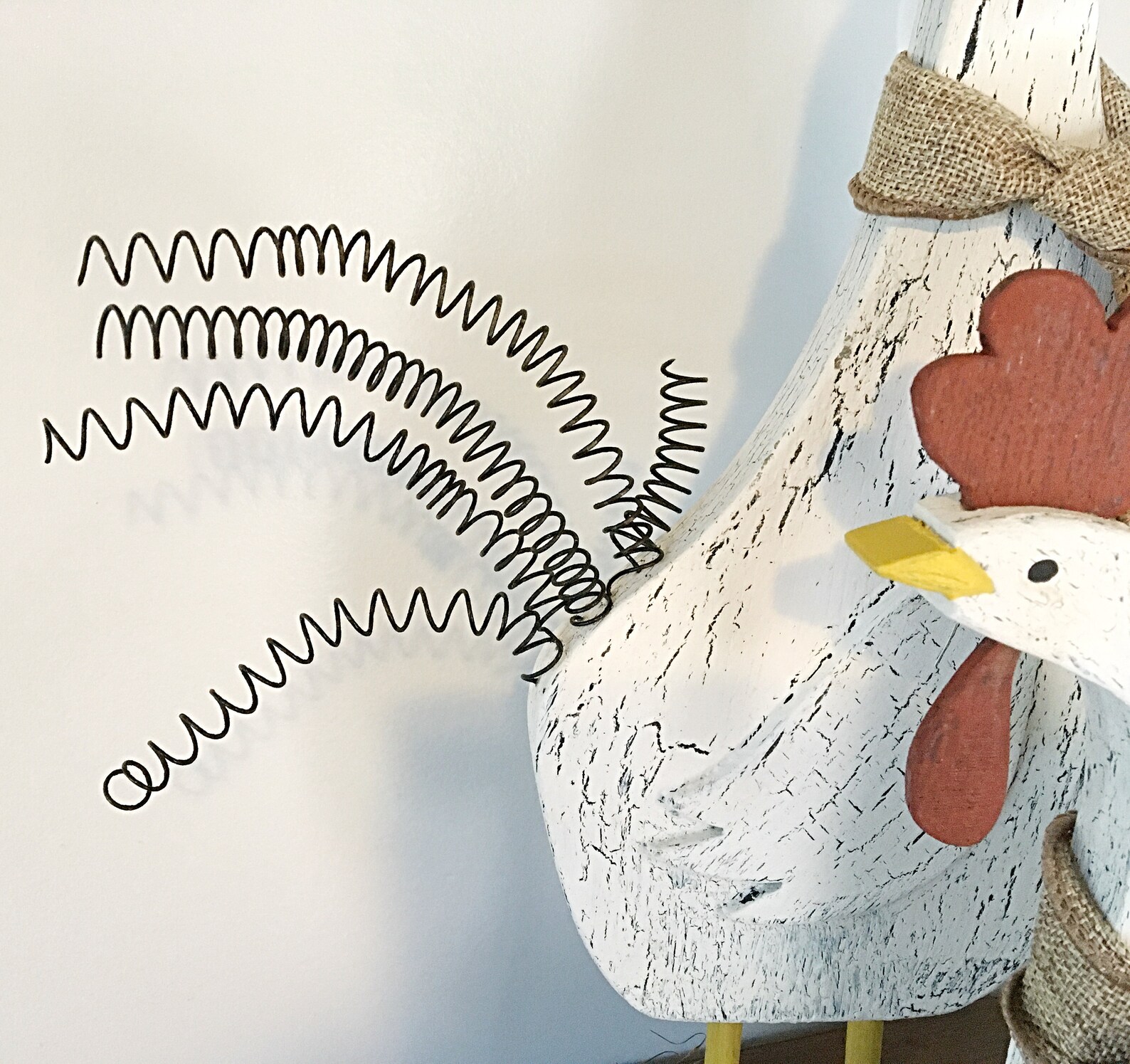 Rustic Wood Rooster Laying Hen Country Decor Chicken Farmhouse Decor ...