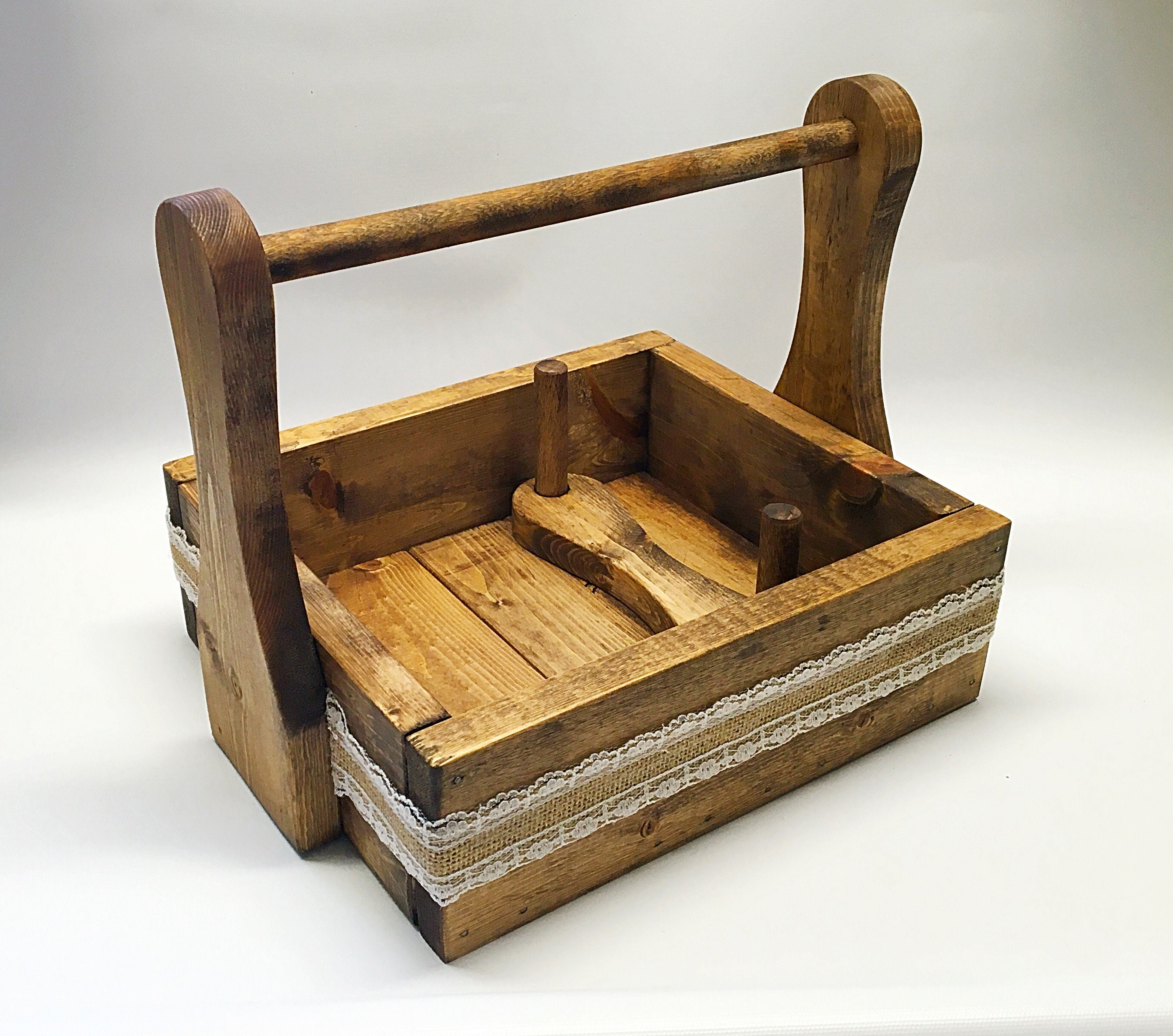 Kitchen Table Caddy Organizer Wood Napkin Holder Table Center | Etsy