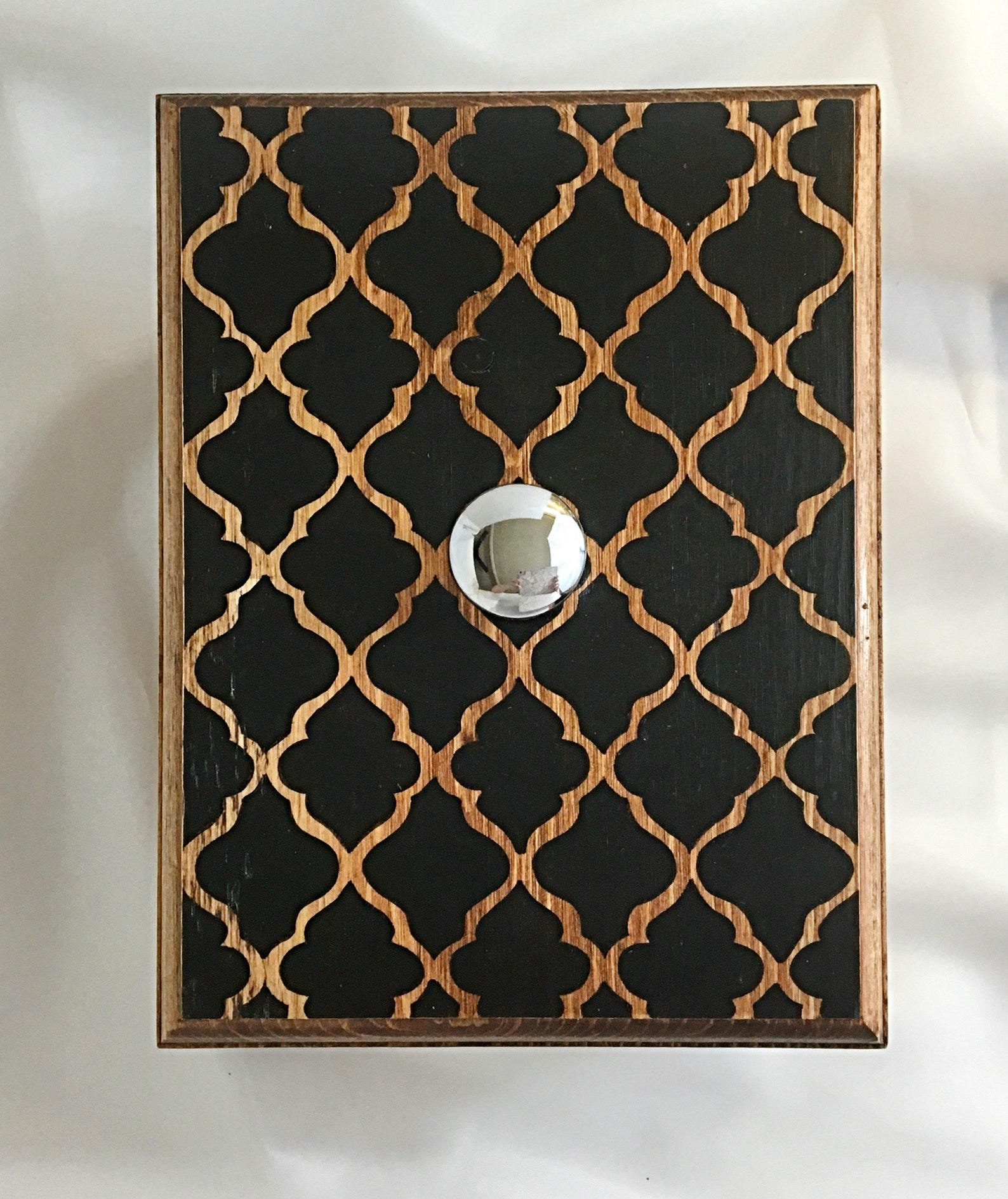 Handcrafted Wood Box Decorative Moroccan Tile Design Fathers - Etsy