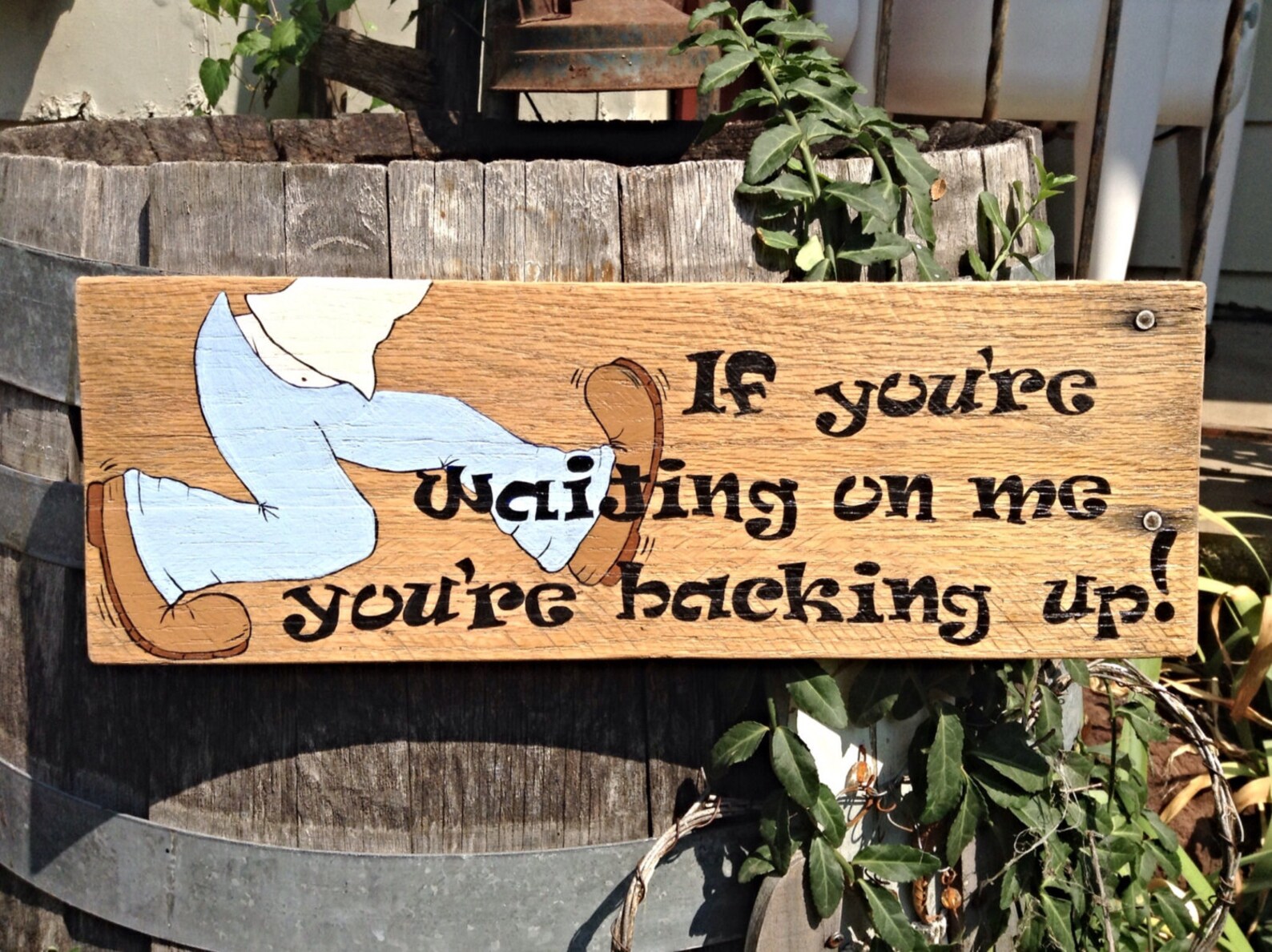 Wood Sign Old Time Saying on Reclaimed Pallet | Etsy