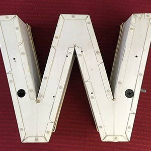 Vintage Light up Letters Aluminum LED Channel Lights Commercial ...