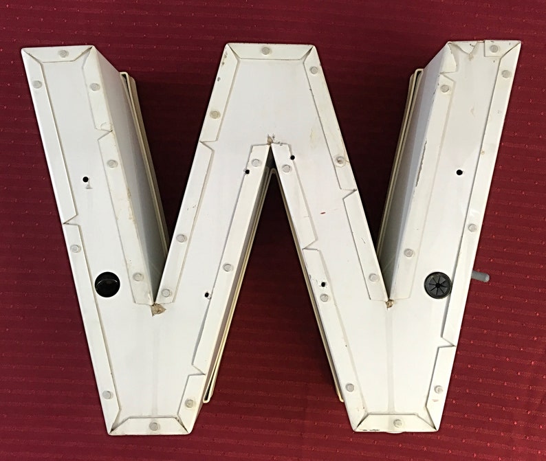 Vintage Light up Letters Aluminum LED Channel Lights - Etsy