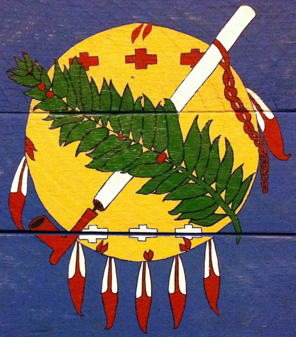 Okla State Flag on Pallet Wood - Etsy