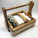 Kitchen Table Caddy Organizer Wood Napkin Holder Table Center - Etsy
