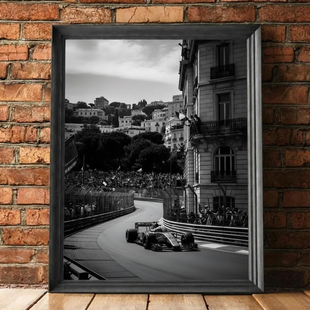 Formula 1 Poster - F1 Racetrack Print, F1 Fans Gift, F1 Digital ...