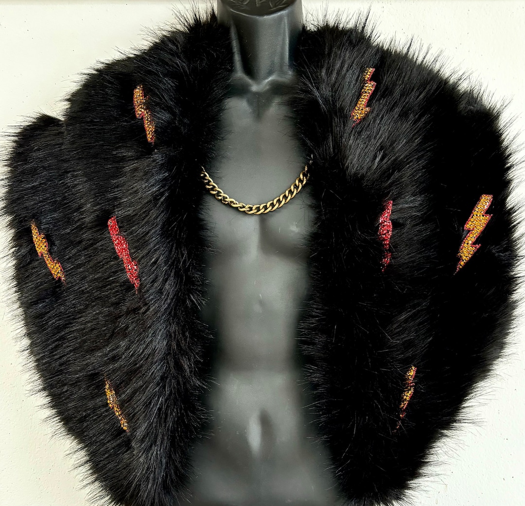 Electric Feel - Unreal Faux Fur Shrug - Play in Style - Etsy
