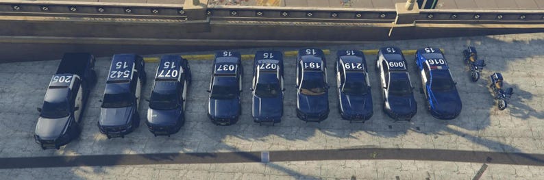 Fivem Police Car Pack – LSPD & SASP Vehicles, Optimized RP Server Fleet ...