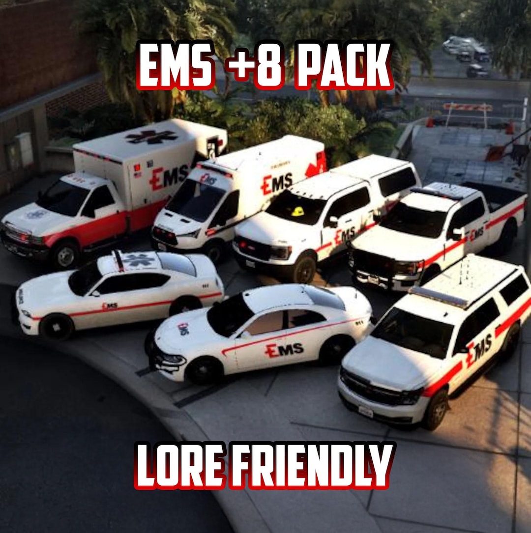 Fivem EMS Vehicle Pack: 8+ Optimized Ambulance Cars, Lore-friendly - Etsy