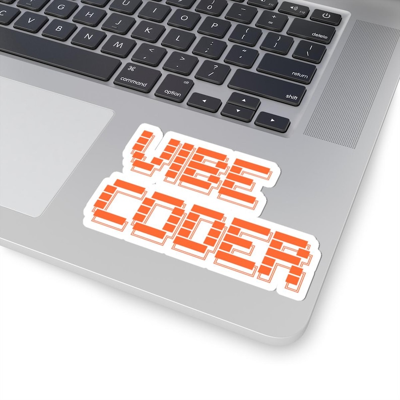 Claude Code Vibe Coder ASCII Sticker: Retro Terminal Developer Decal ...