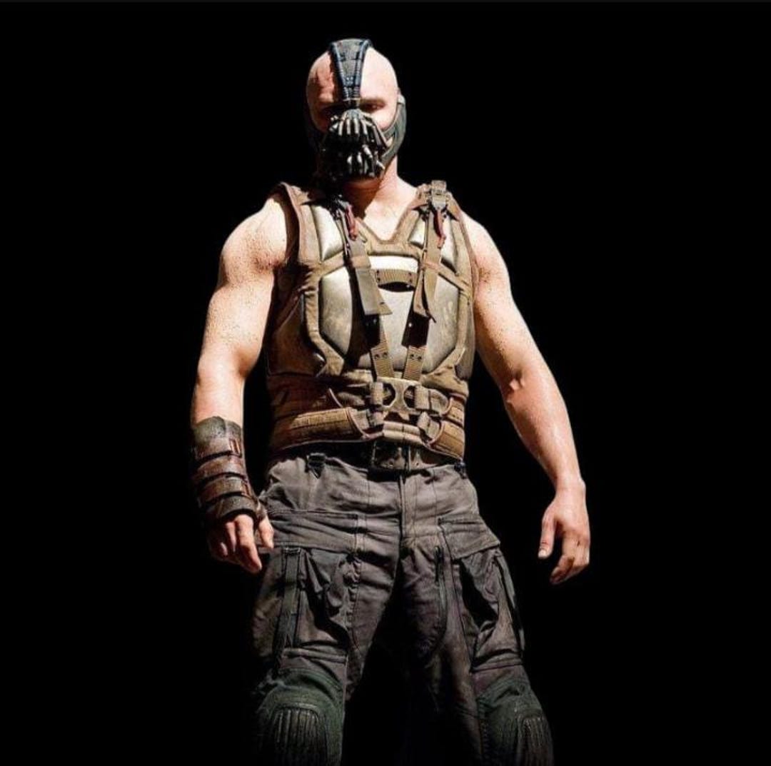 Bane Inspired Vest - Gotham Villain Costume - Detailed Faux Leather ...