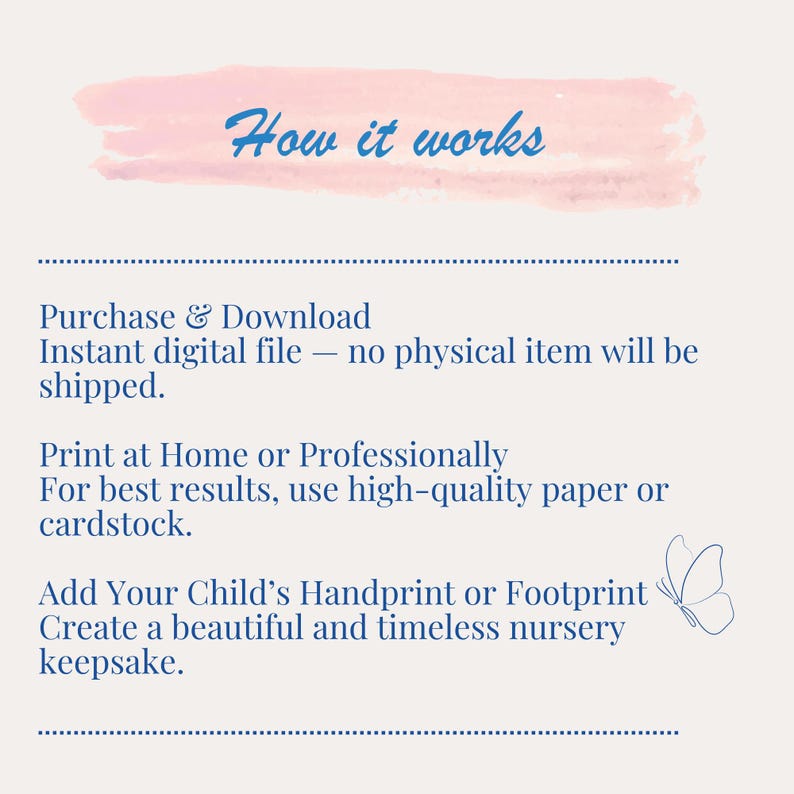 Donut Handprint Craft, Watercolor Mother's Day Keepsake (digital ...