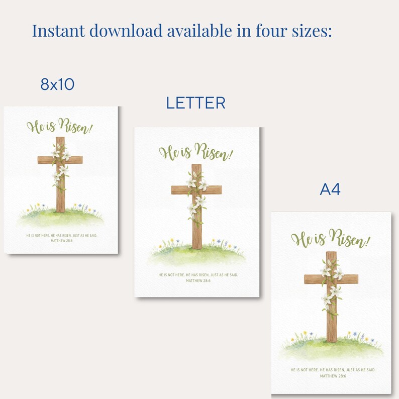 Christian Handprint Cross – Kids Printable Template – DIY Craft ...