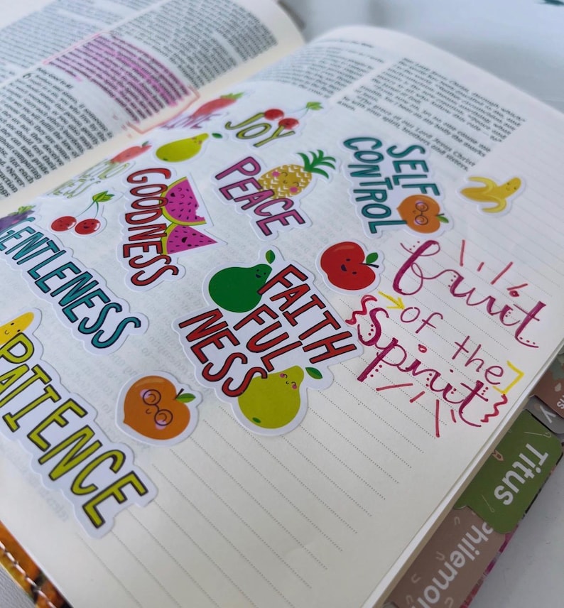 Preloaded Bible Journaling Setup Using Your Bible | Custom Bible Tabs ...