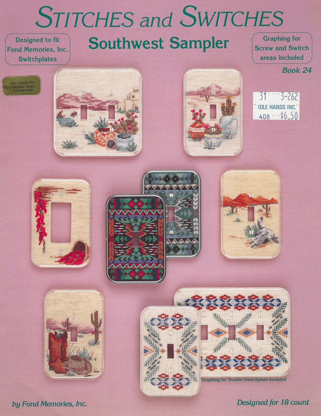 Stitches and Switches Southwest Sampler Fit Switch Plates Double Switch ...