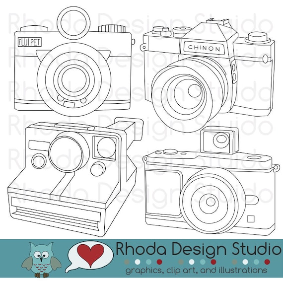 Drawing And Digital Camera Labeled