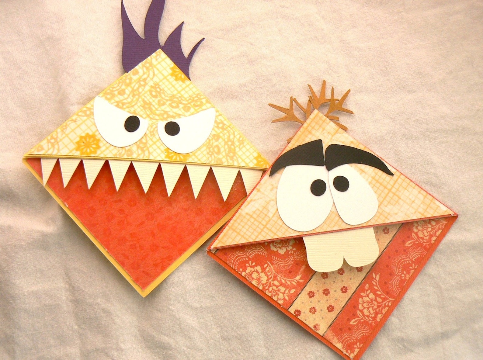 Create a Monster Corner Bookmarks - SVG Files Digital - Etsy