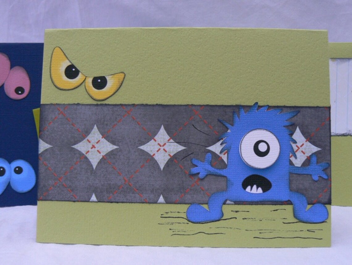 Digital Clip Art Monsters Halloween Party Graphics Design - Etsy