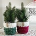Crochet Planter Pattern DIY Crochet Pattern Chunky Planter - Etsy UK
