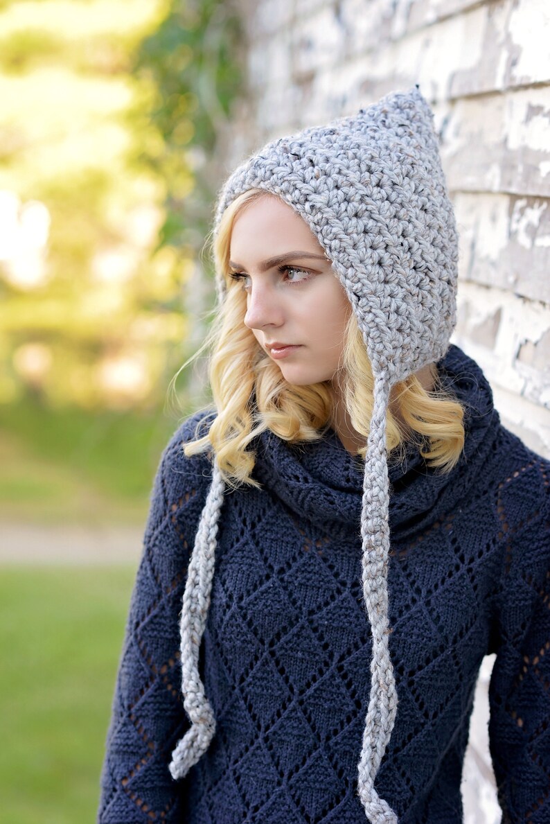 Pixie Hood for Women / Women's Pixie Hat / Crochet Hat / | Etsy