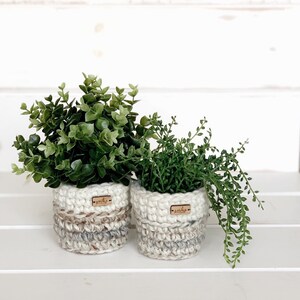 Crochet Planter Pattern / DIY Crochet Pattern / Christmas | Etsy UK