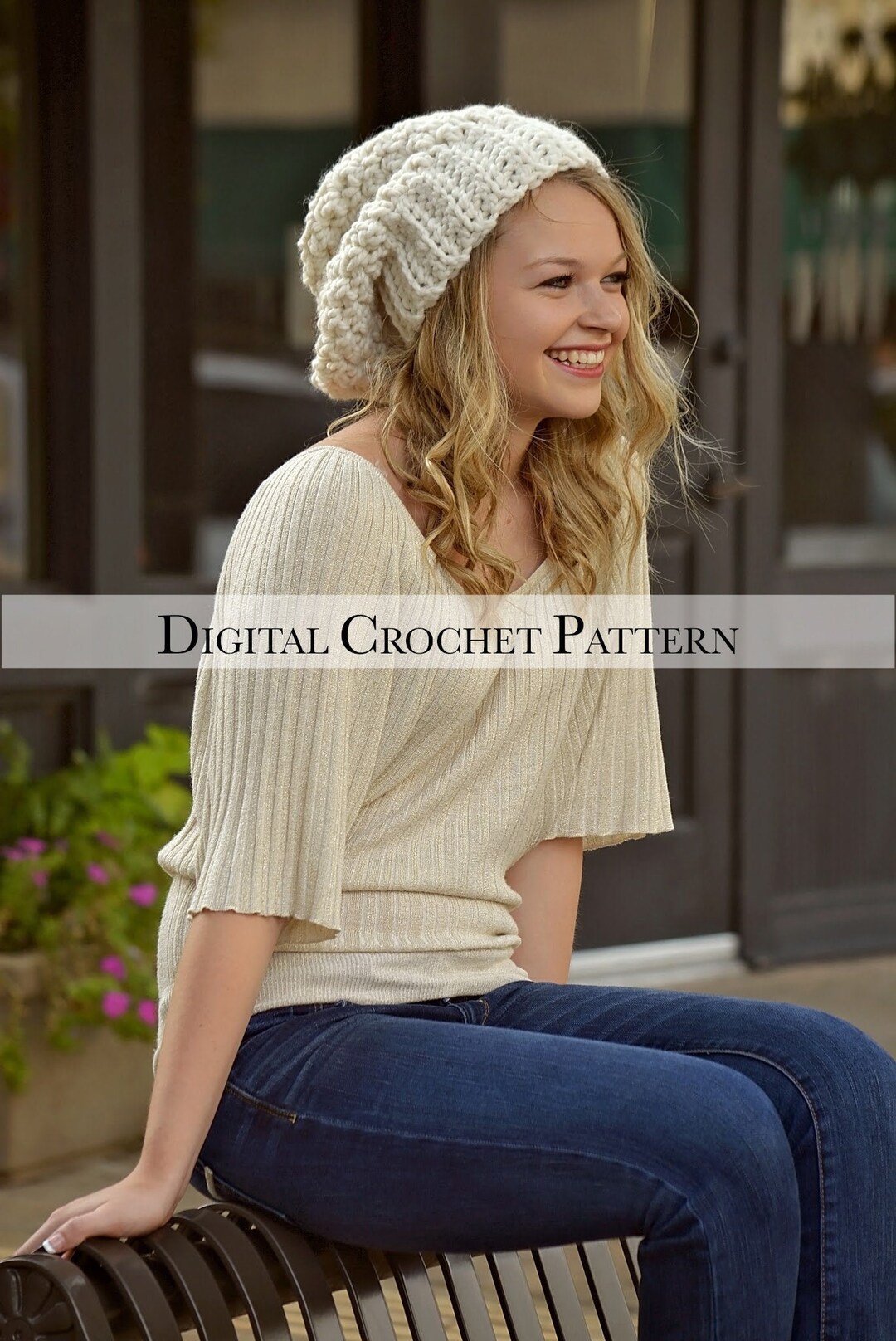 Crochet Pattern Slouchy Hat Crochet Pattern Crochet Hat Pattern for ...