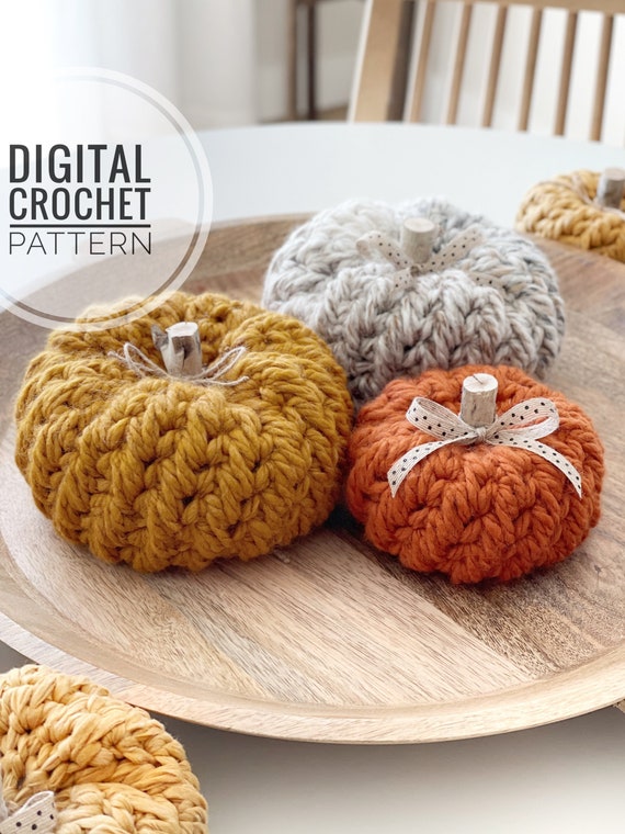 PDF Crochet Pattern Crochet Pumpkin Pattern Digital - Etsy