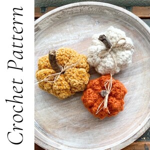 Crochet Pattern Bundle | Set of 8 Crochet Pumpkin Patterns | Digital ...