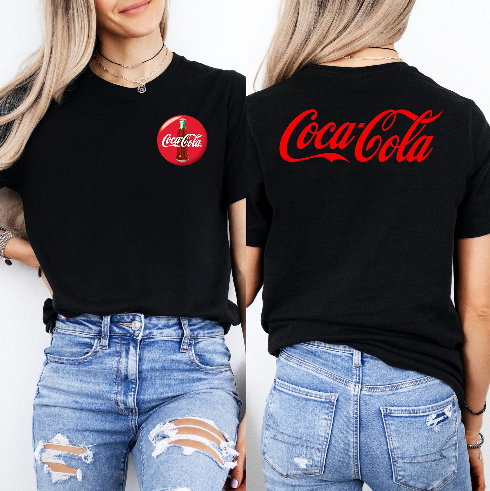 Coca Cola Shirt, Coca Cola Logo T-shirt, Coca Cola Tee, Coca Cola Drink ...