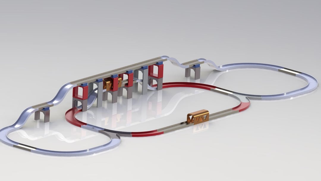 Modular 1:64 Toy Car Track STL | Instant Download - Etsy