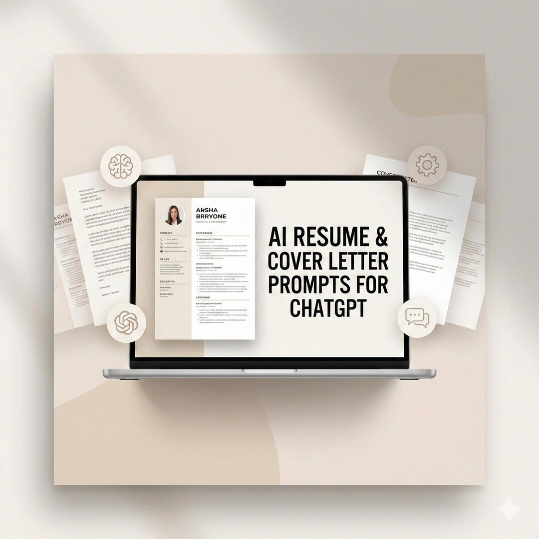 AI Resume and Cover Letter Prompts for Chatgpt | Ats-optimized CV, Job ...