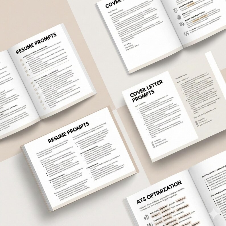 AI Resume and Cover Letter Prompts for Chatgpt | Ats-optimized CV, Job ...