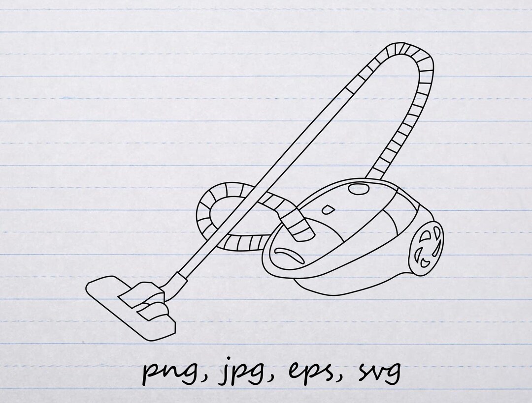 Canister Vacuum Silhouette Clipart Vector Graphic Digital Stamp Svg Png ...